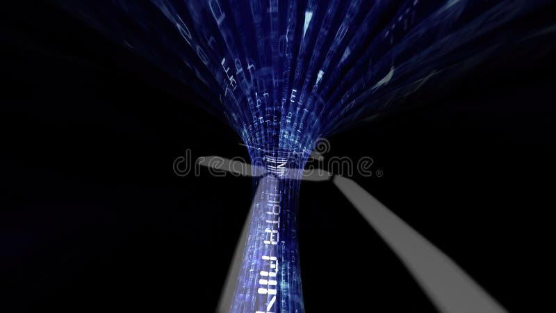 Driving through the Data Mining Tunnel Stock Photo - Image of brain ...