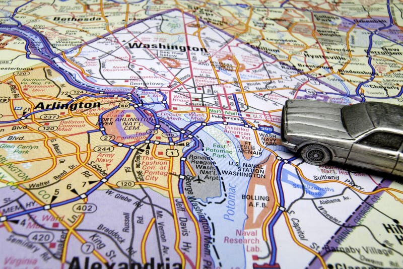 Road Map Northern Virginia Stock Photos - Free & Royalty-Free Stock ...