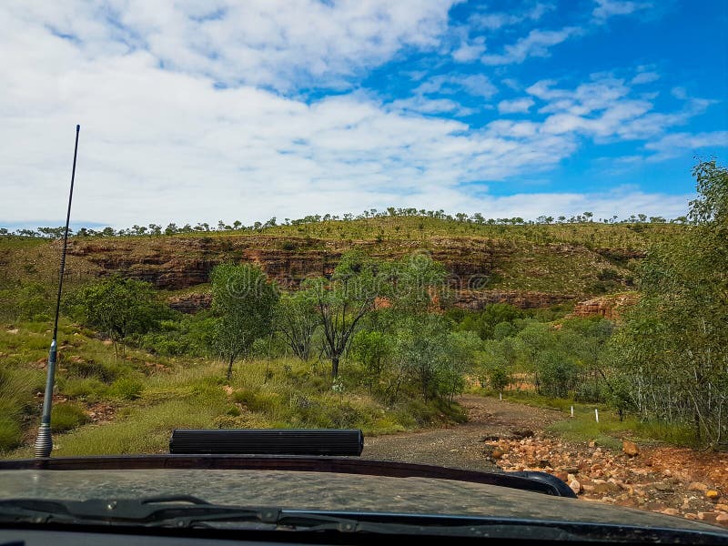 Remote Australian road stock photo. Image of muddy, countryside - 103055804