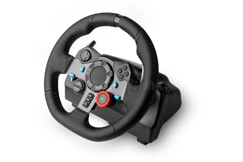 Driving gaming wheel stock photo. Image of background - 331523108