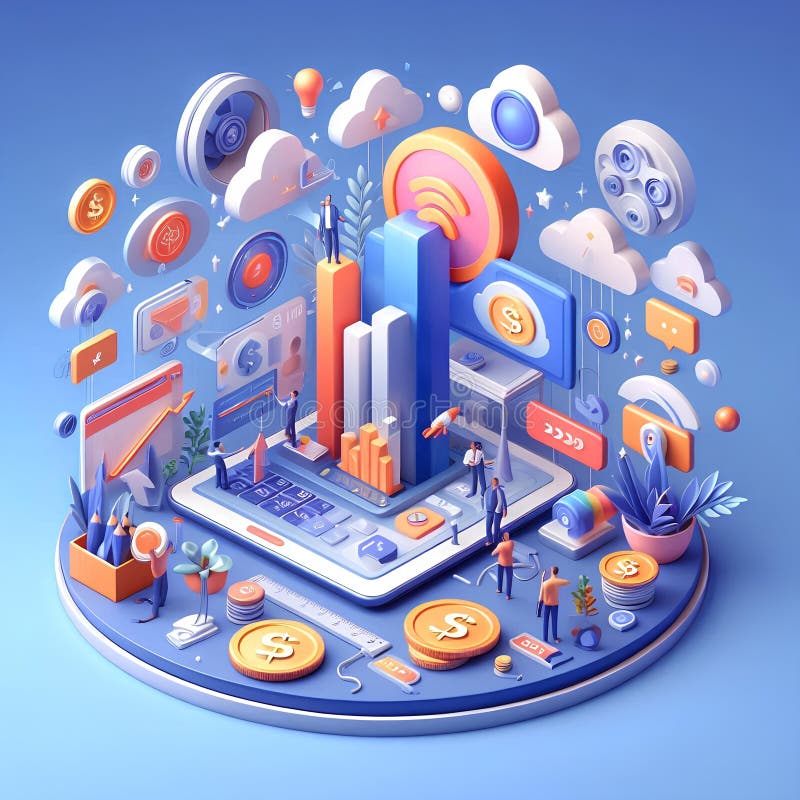 Fast Forwarding Digital Marketing Store Success with Facebook Ads Stock ...