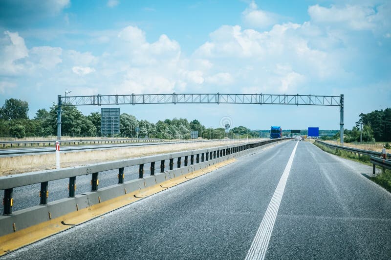 Driving on a Highway/ Expressway Stock Image - Image of street, asphalt ...