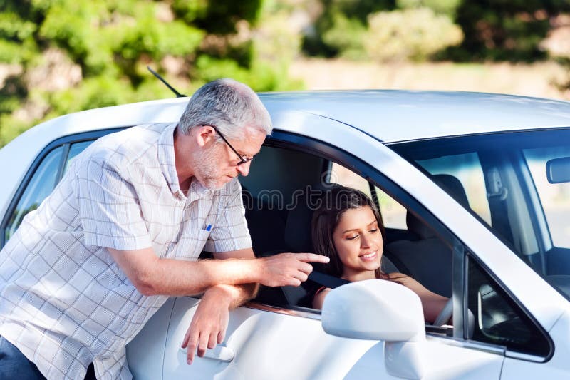 Driving lesson stock image. Image of learn, education - 28932387