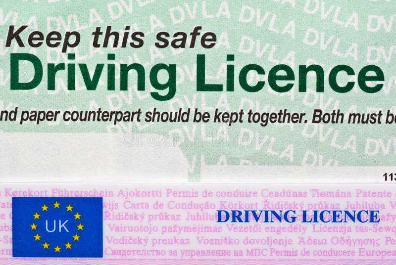 Driving Licence stock image. Image of blue, kingdom, driving - 13864535