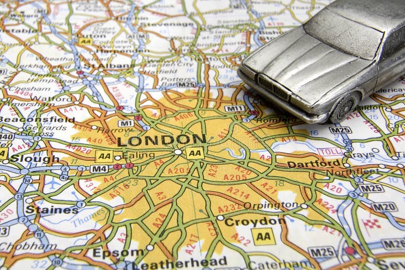 London Map stock photo. Image of destination, navigate - 8426552