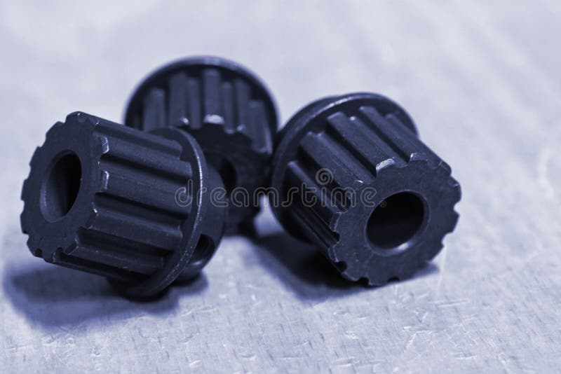 Driving pulleys stock photo. Image of metallic, element - 139107322