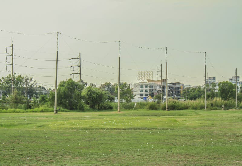 Driving Range stock photo. Image of golfing, lawn, light - 96969484