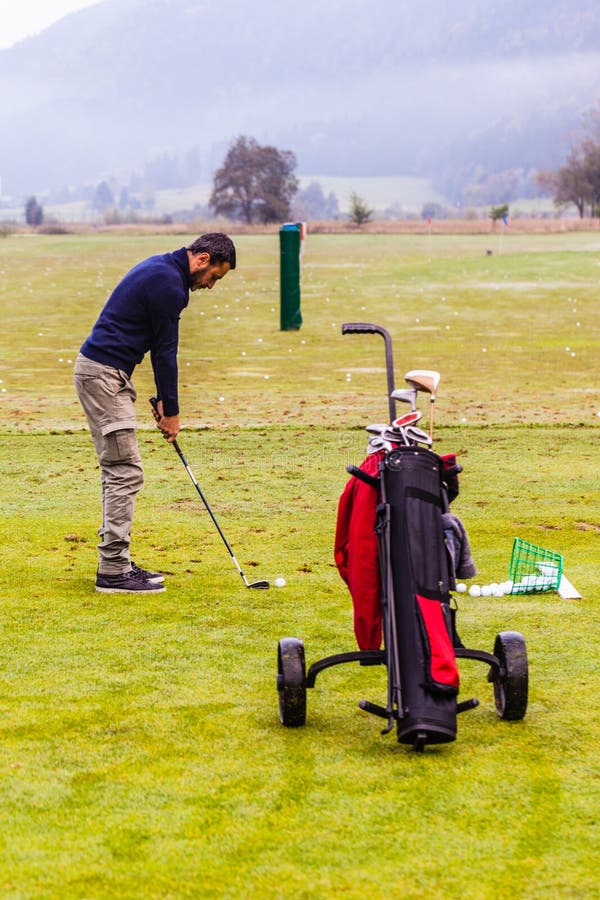 Driving range practice stock image. Image of player, driving - 54276227