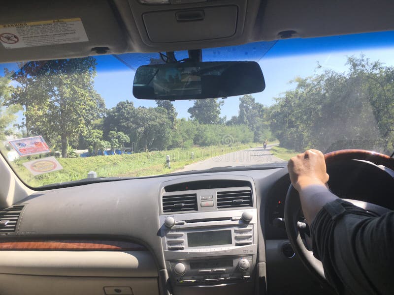 Driving on a road stock image. Image of driving, transportation - 130829685