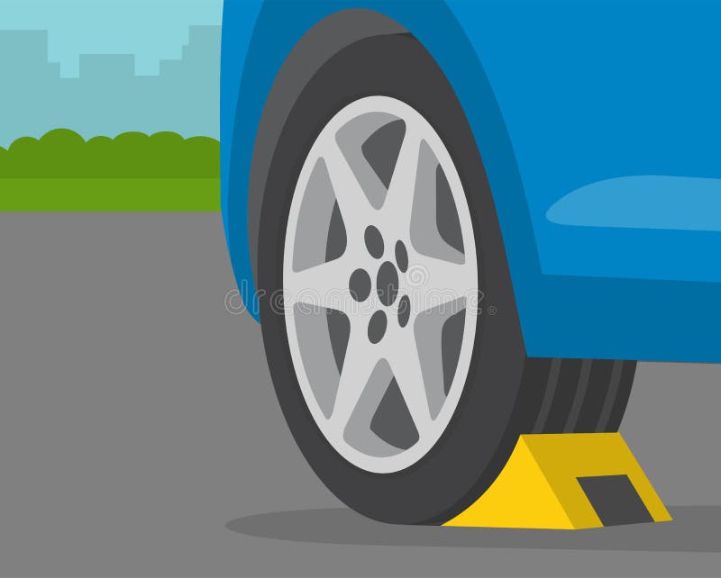 Wheel Chock Stock Illustrations – 130 Wheel Chock Stock Illustrations ...