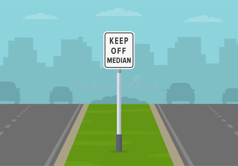 Roadway Median Stock Illustrations – 24 Roadway Median Stock ...