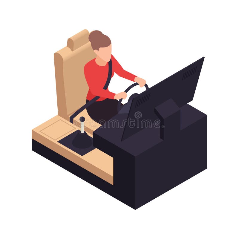 Driving School Isometric Flowchart Stock Vector - Illustration of ...