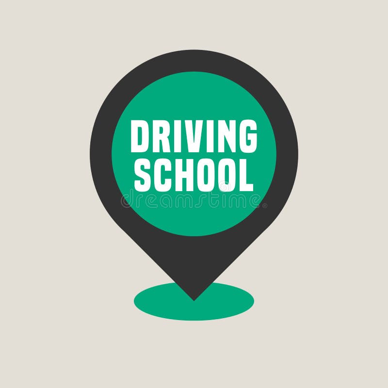 Driving School Vector Logo, Sign, Symbol, Emblem Stock Vector ...