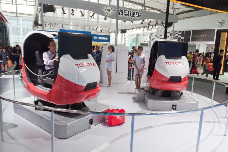 Driving simulation editorial stock image. Image of detail - 22219394