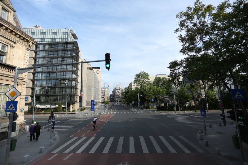 Driving on the Streets of Bucharest Editorial Photography - Image of ...