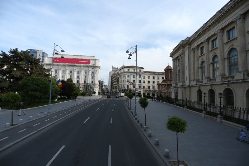 Driving on the Streets of Bucharest Editorial Photography - Image of ...