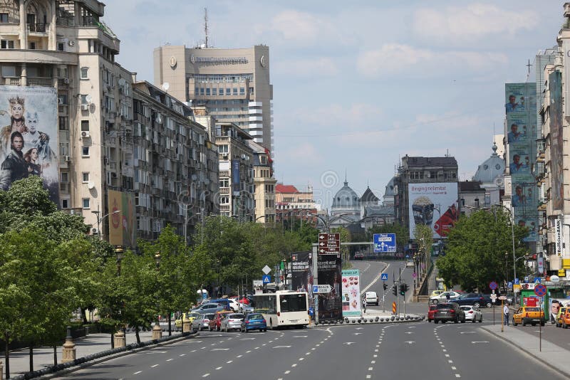 Driving on the Streets of Bucharest Editorial Photography - Image of ...