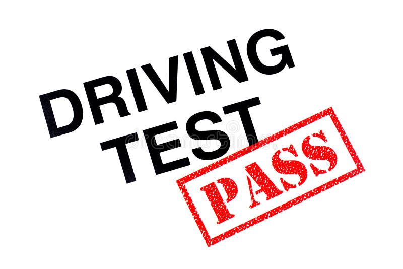 Driving Test Pass stock illustration. Illustration of passing - 127214326