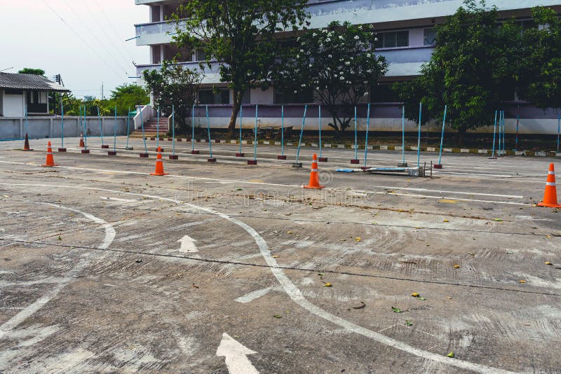 Driving Test and Training Area with Simulate Test for Driving License ...