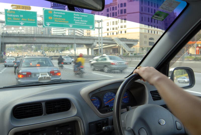 Driving to work stock image. Image of traffic, morning - 866403