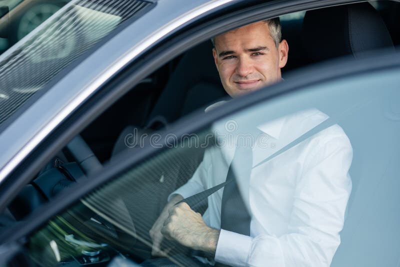 Driving to work stock photo. Image of formalwear, contemporary - 177933374