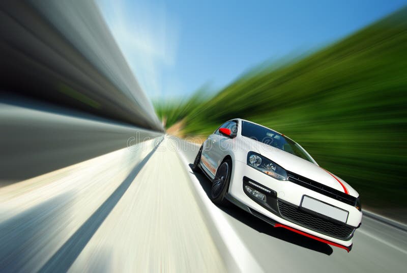 Driving too fast stock photo. Image of modern, grill - 30923470