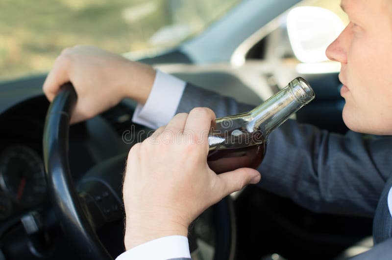 Driving Under a Drunken State Stock Photo - Image of addict ...