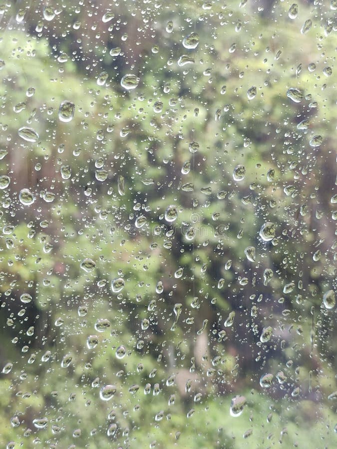 Drizzle on glass stock photo. Image of glass, drizzle - 158327898