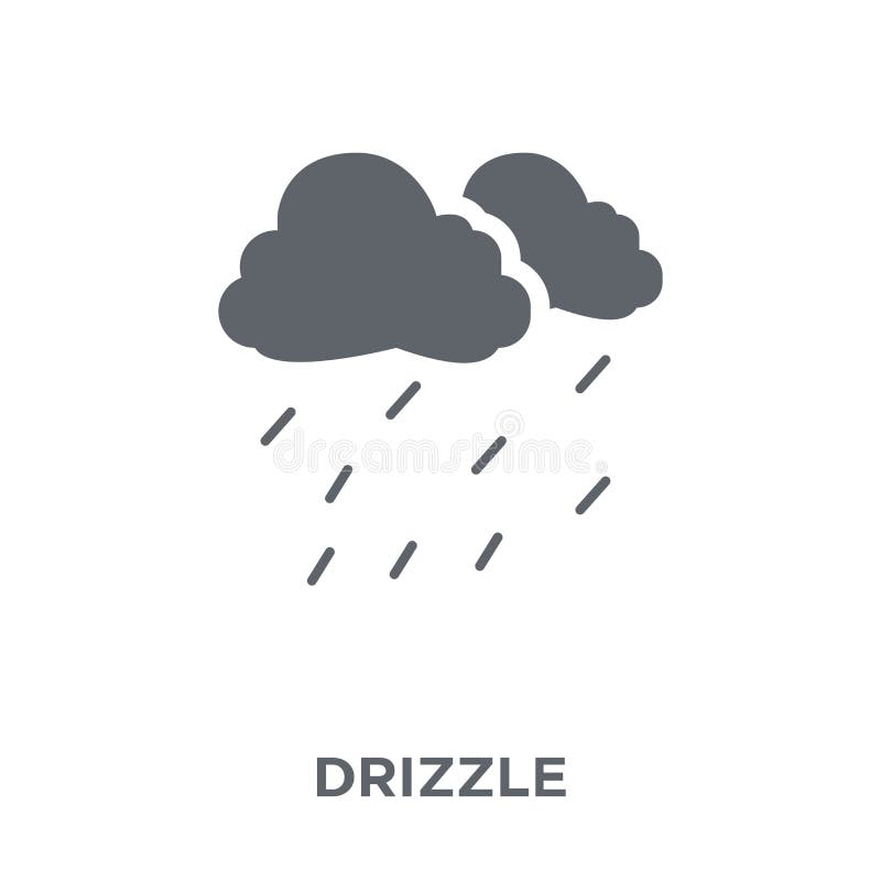 Drizzle Icon from Collection. Stock Vector - Illustration of dark ...