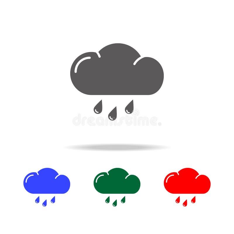 Drizzle Icon. Elements of Weather in Multi Colored Icons. Premium ...
