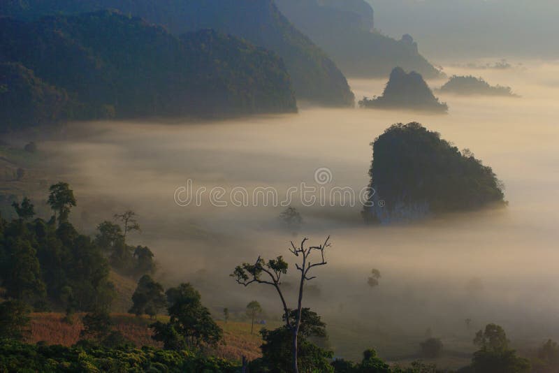 Drizzle Mountain stock photo. Image of mist, vapor, smog - 90011052