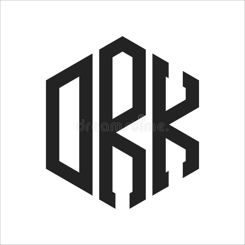 DRK Logo Design. Initial Letter DRK Monogram Logo Using Hexagon Shape ...