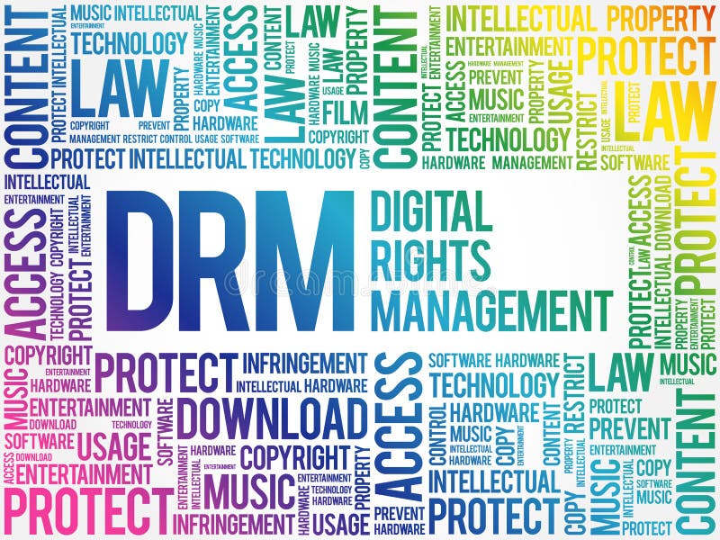 DRM - Digital Rights Management Acronym Stock Illustration ... DRM - Digital Rights Management Acronym Stock Illustration ...