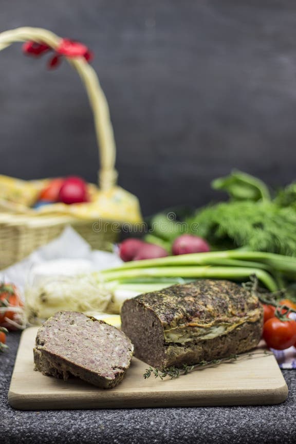 Drob - Romanian Easter Lamb Dish Stock Image - Image of gourmand ...