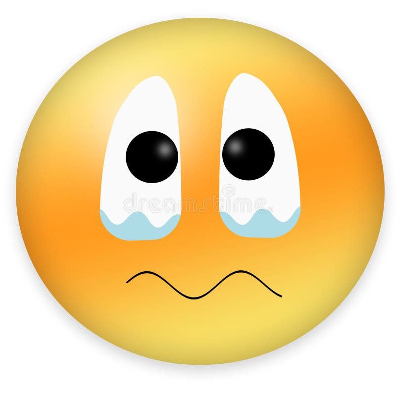 Het Pictogram Van Meh Emoticon Emoji Vector Illustratie - Illustration ...