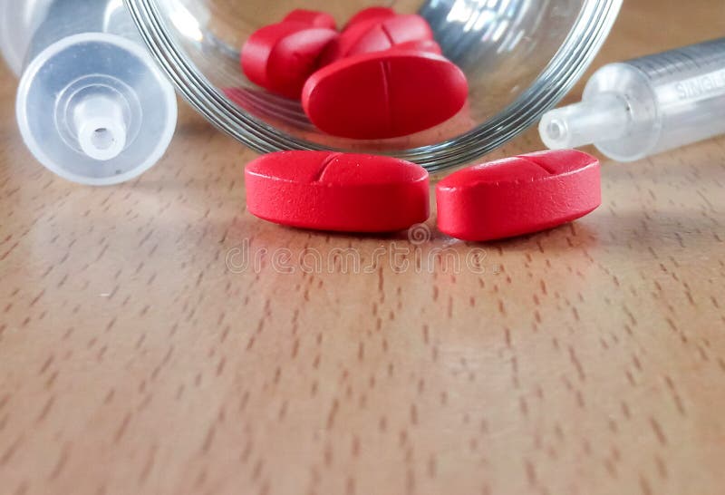 Droga De Redtablet Para La Salud Foto de archivo - Imagen de droga ...