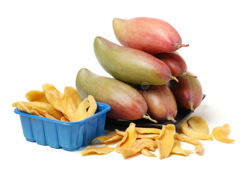 Droge mango en verse mango stock afbeelding. Image of vers - 136570335