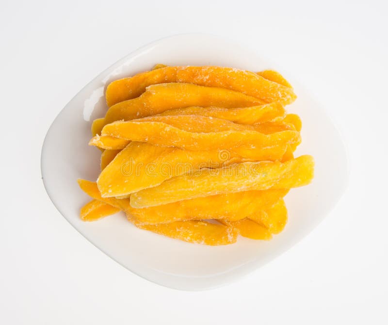 Droge Mango of Droge Mangoplakken Op Een Achtergrond Stock Foto - Image ...