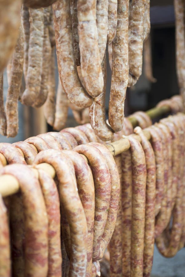 Droge worst stock afbeelding. Image of aziatisch, eigengemaakt - 101772563