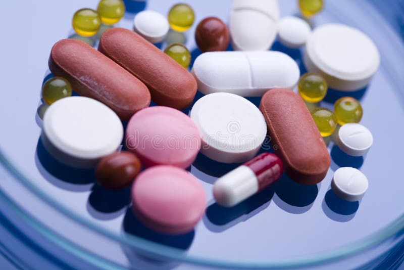 Drogen, Medizin, Tabletten, Pillen Stockbild - Bild von gesundheit ...