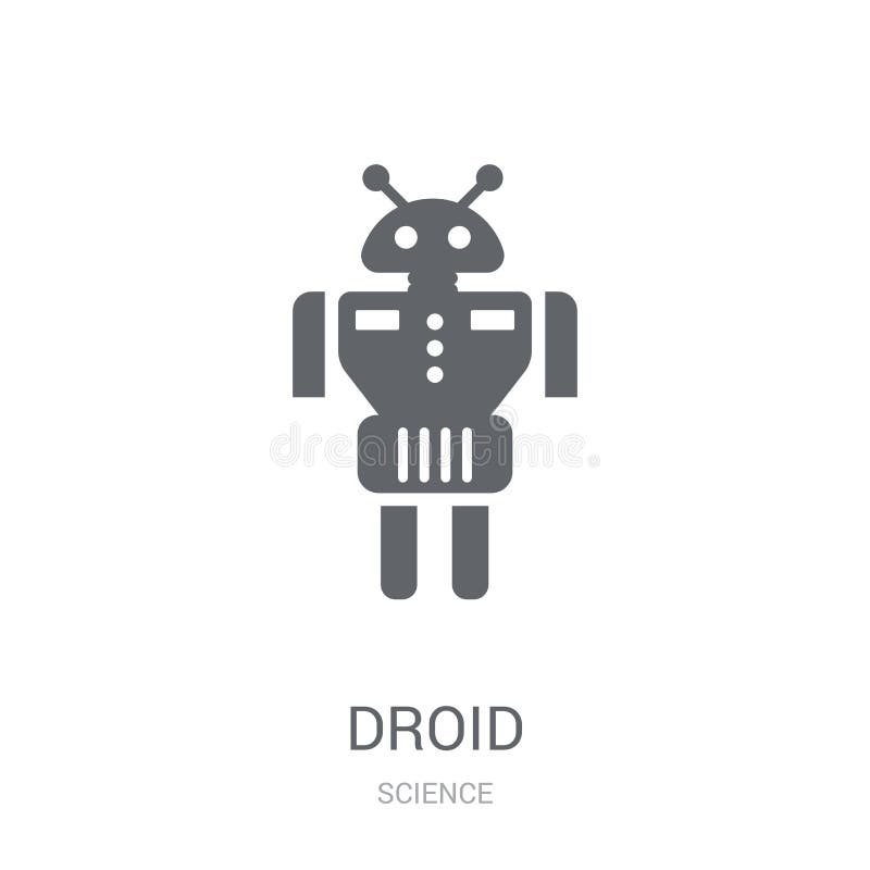 Droid Icon. Trendy Droid Logo Concept on White Background from S Stock ...