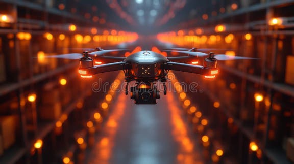 Drone Navigating through a Large Logistics Warehouse for Automated ...