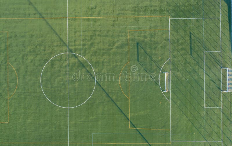 Drone Aerial Image of a Soccer Field Stock Photo - Image of aerial ...