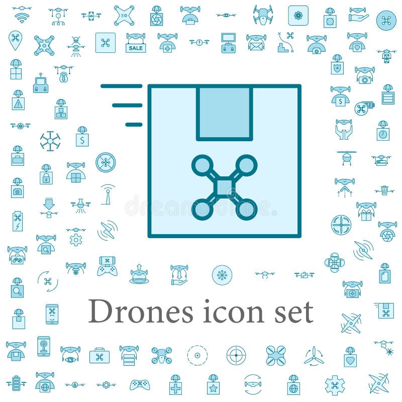 Drone Box Icon Stock Illustrations – 3,659 Drone Box Icon Stock ...