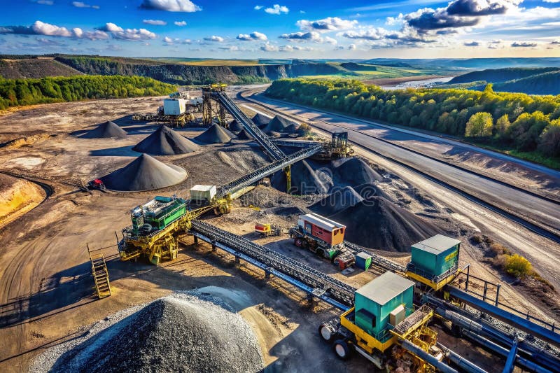 Detailed Coal Sample Preparation Process Stock Illustrations – 1 ...