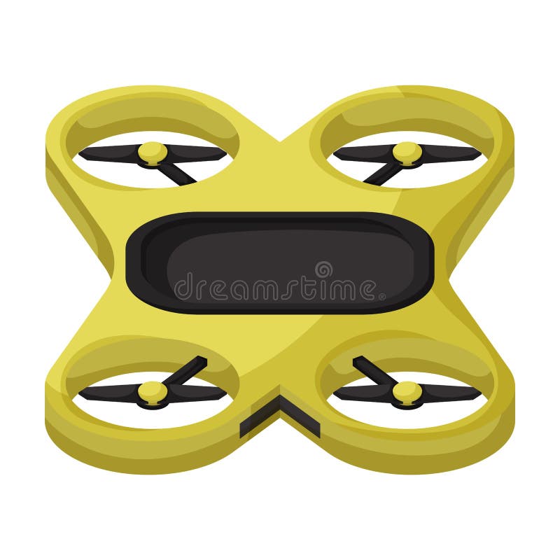 Drone Cartoon Vector Illustration Stock Vector - Illustration of ...