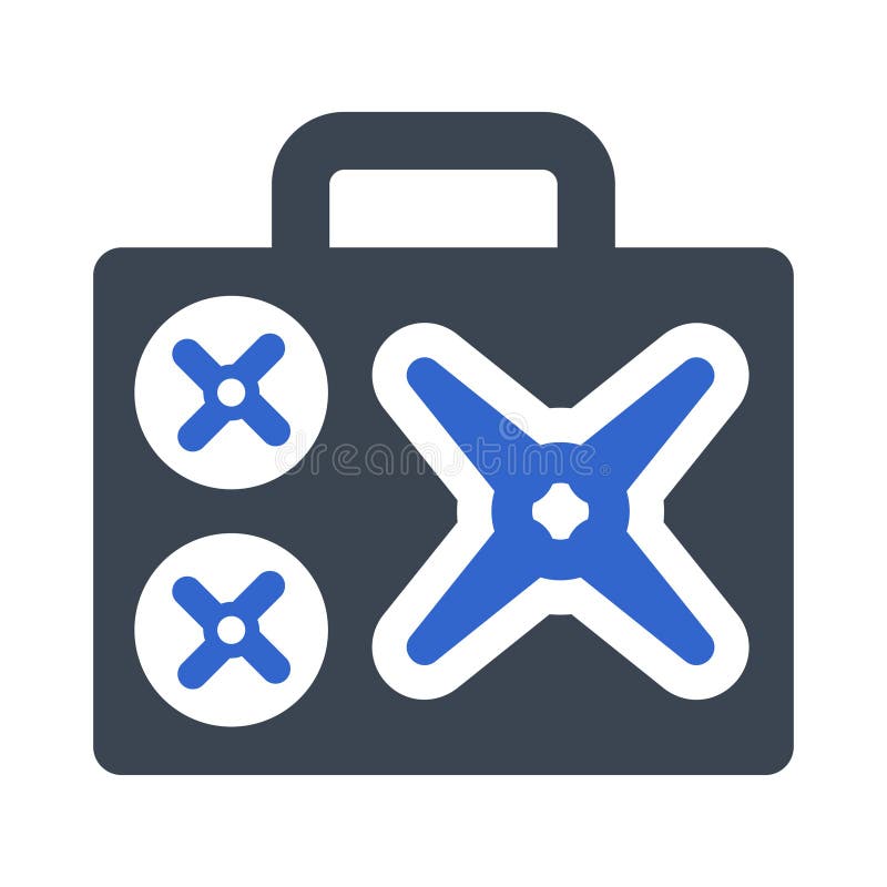 Drone case icon stock vector. Illustration of symbol - 276713804