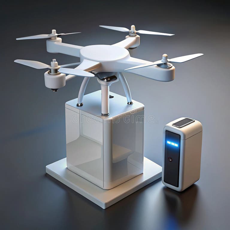 Drone Charging Station: Powering Drones for the Future of Flight Stock ...
