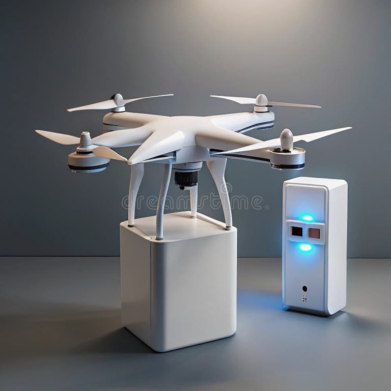 Drone Charging Station: Powering Drones for the Future of Flight Stock ...