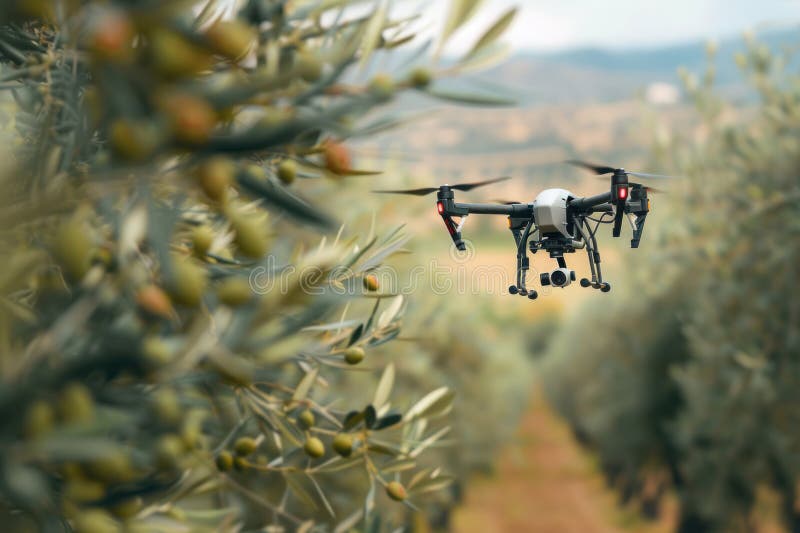 Drone Checking and Observing Olive Trees, Smart Technologies in ...